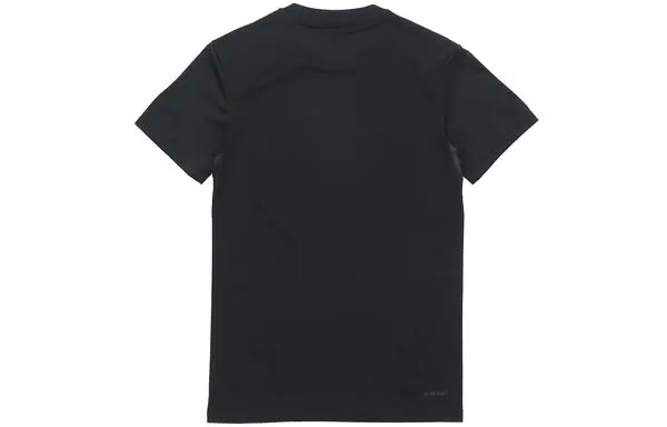 Adidas Casual Sports Crewneck Short-sleeve T-shirt - Black