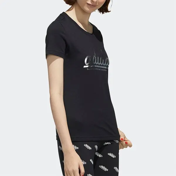 Adidas Alphabet Logo Cotton Short Sleeve T-shirt
