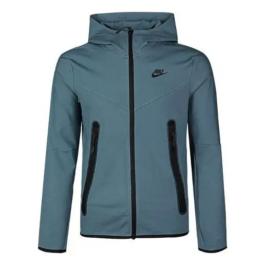 Nike Full-zip Hooded Track Jacket - Indigo
