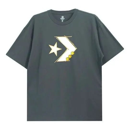 CONVERSE Short Sleeve Graphic T-shirt - Grey