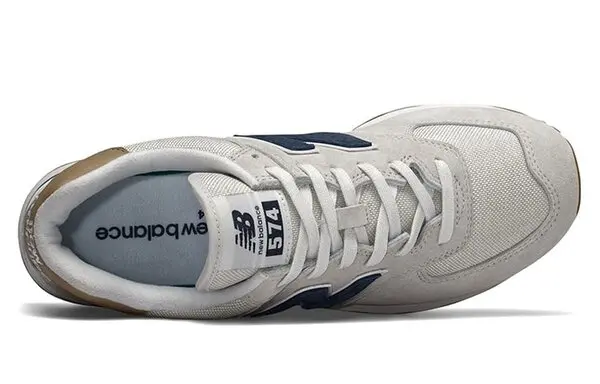 NEW BALANCE 574 "light Cliff Grey Indigo" Sneakers - Light Camel