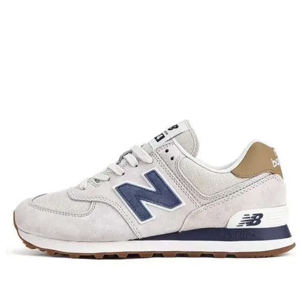 NEW BALANCE 574 "light Cliff Grey Indigo" Sneakers - Light Camel