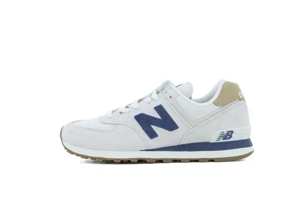 NEW BALANCE 574 "light Cliff Grey Indigo" Sneakers - Light Camel