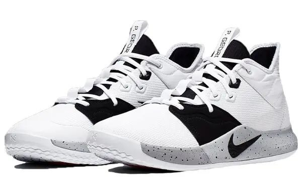 Nike Pg 3 "moon Surface" Sneakers - White/black/wolf Grey