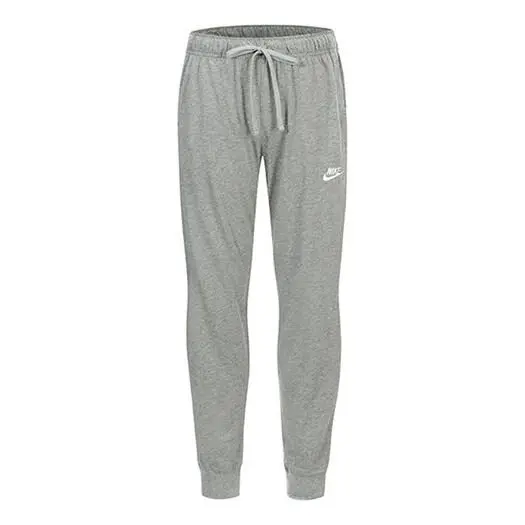 Nike Gym Running Casual Sports Bundle Feet Long Pants Gray - Grey