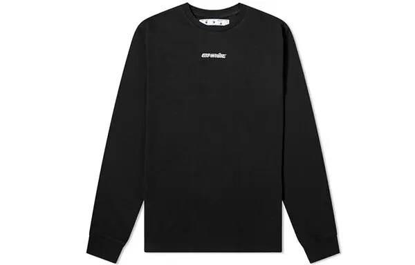 Off-White Fw20 Marker Arrows Print Long Sleeve T-shirt - Black