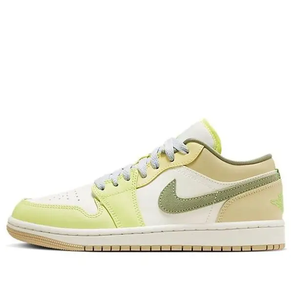 JORDAN 1 Low "sail Oil Green Light