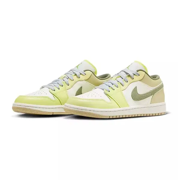 JORDAN 1 Low "sail Oil Green Light