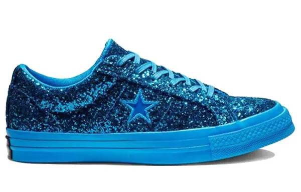 CONVERSE One Star Glitter Sneakers - Blue