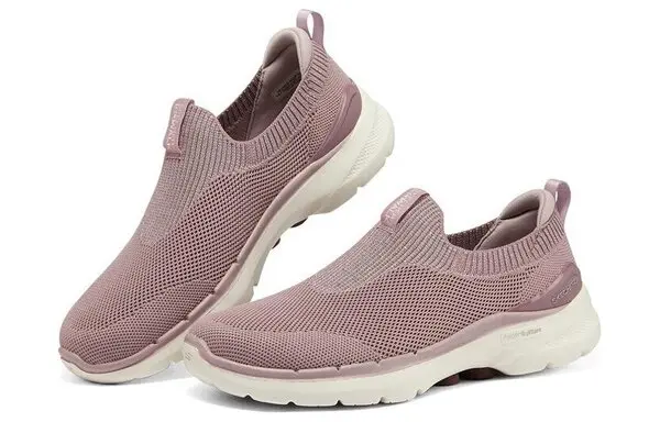 Sketchers Go Walk Slip-on Sneakers - Mauve