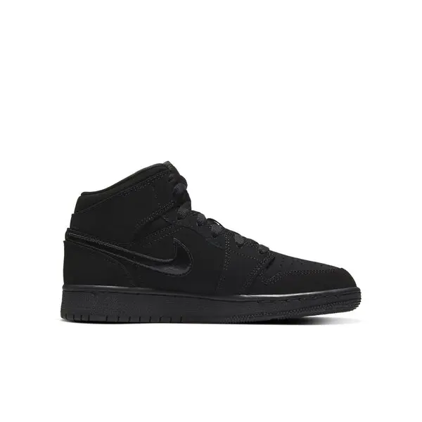 JORDAN 1 Mid Se Gs "triple - Black