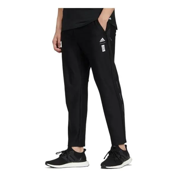 Adidas Martial Arts Series Logo Lacing Zipper Side Sports Pants/trousers/joggers Black - Default Color