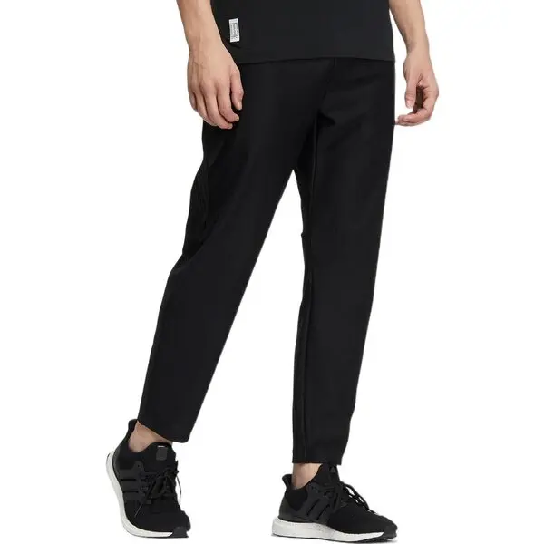 Adidas Martial Arts Series Logo Lacing Zipper Side Sports Pants/trousers/joggers Black