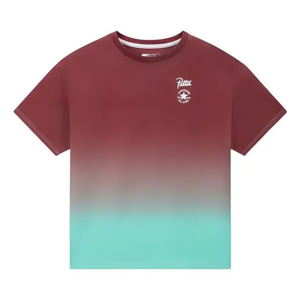CONVERSE X Patta Gold Standard T-shirt Asia Sizing 'copper Teal - Copper/teal