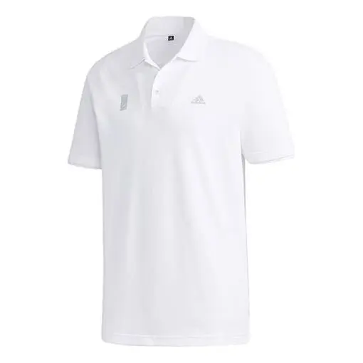 Adidas Wj Polo Simple Short-sleevepolo Shirt - White