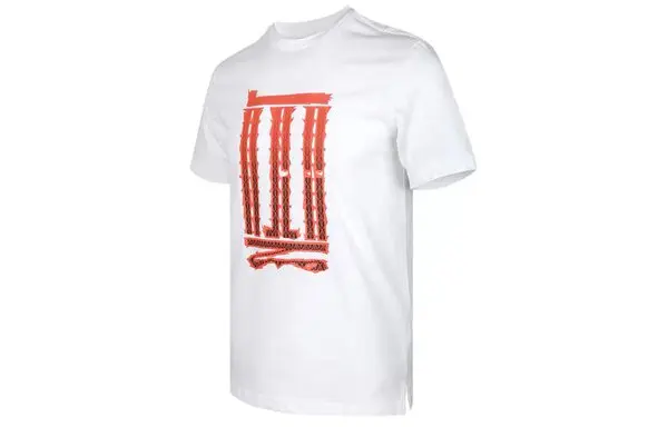 Adidas Series Athleisure Casual Sports Short Sleeve - White