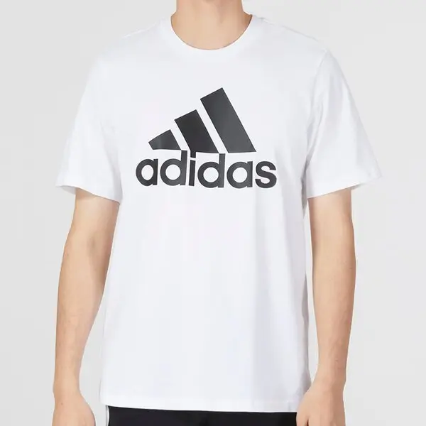 Adidas Essentials Single Big Logo T-shirt 'white