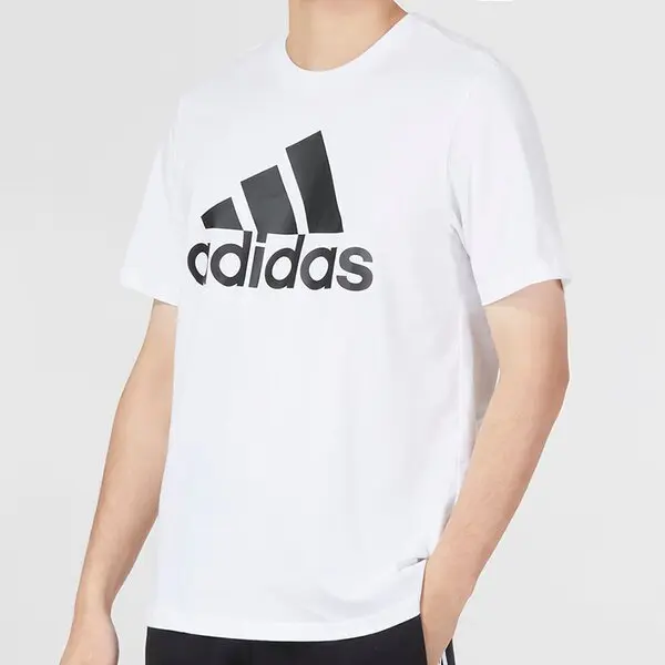Adidas Essentials Single Big Logo T-shirt 'white