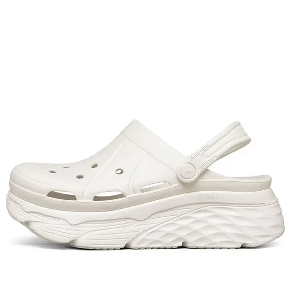 Sketchers Foamies Max Cushioning Slip-on Clog - White