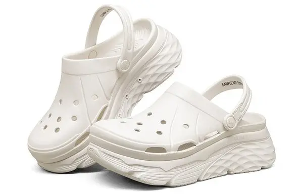 Sketchers Foamies Max Cushioning Slip-on Clog - White