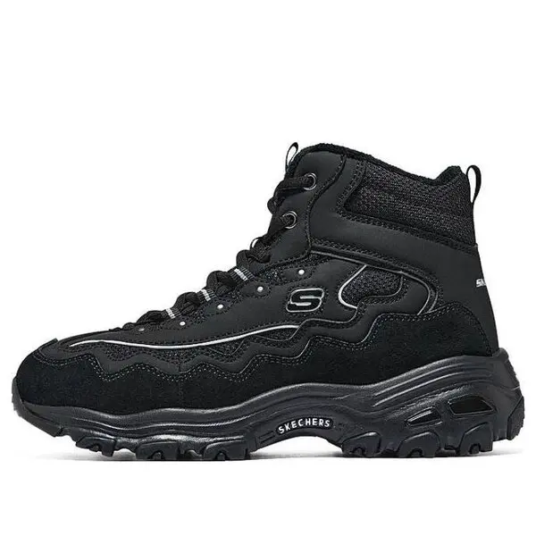 Sketchers D'lites New Lane High Top Sneakers - Black