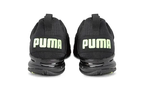 PUMA Axelion Rip Athletic Sneakers - Black/green