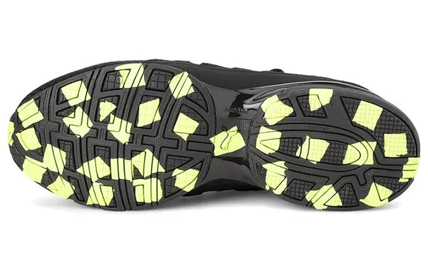 PUMA Axelion Rip Athletic Sneakers - Black/green