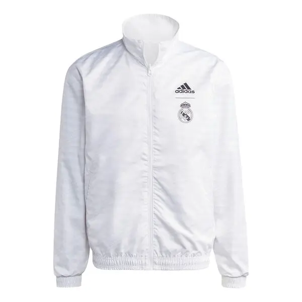 Adidas Real Madrid Anthem Reversible Jacket - White