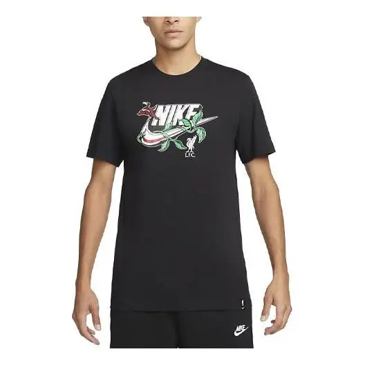 Nike Liverpool Futura T-shirt 'black - Black/multi-color