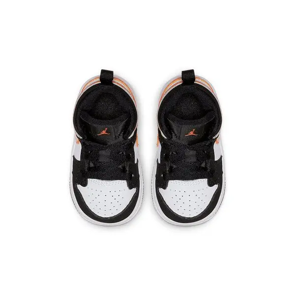 JORDAN 1 Mid Sneakers - Black/orange