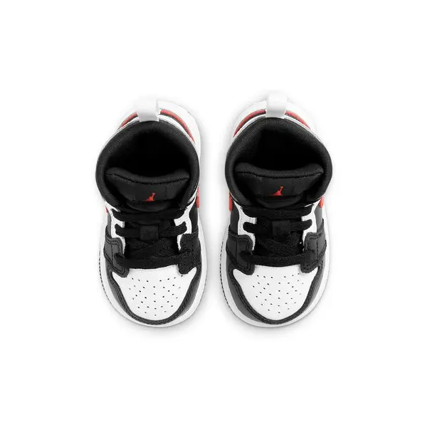 JORDAN 1 Mid Se - Black/white/red