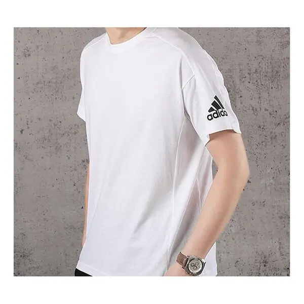 Adidas Must Haves Tee Round Neck Short Sleeve - White