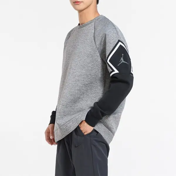 JORDAN O Neck Long Sleeve Sweatshirt