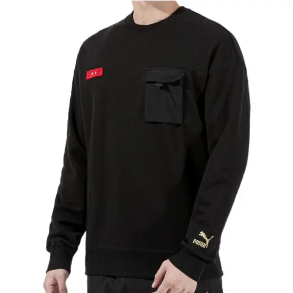 PUMA Cny Yott Graphic Crewneck Sweatshirt - Black