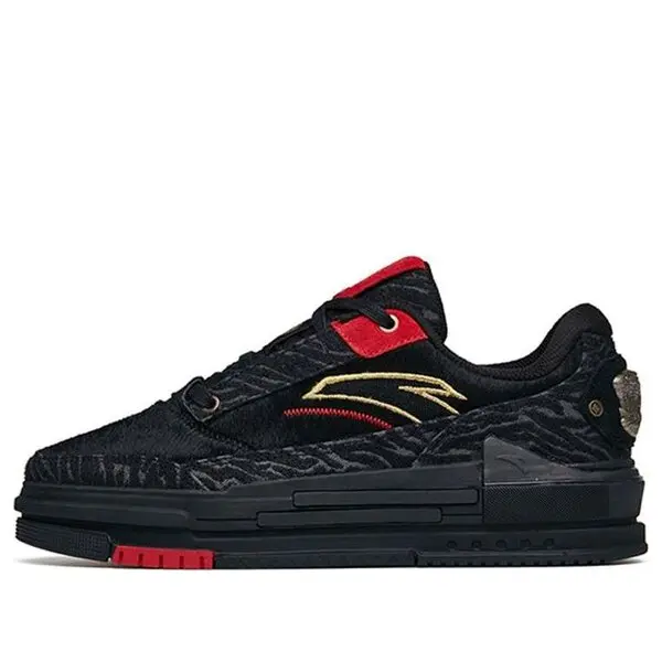 ANTA Tiger Year" Athletic Sneakers - Black/red