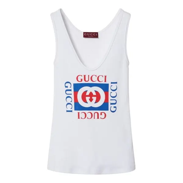 Gucci Graphic Logo Tank Top