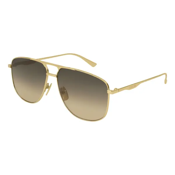 Gucci Aviator Sunglasses In Tone With Gradient Lenses - Gold