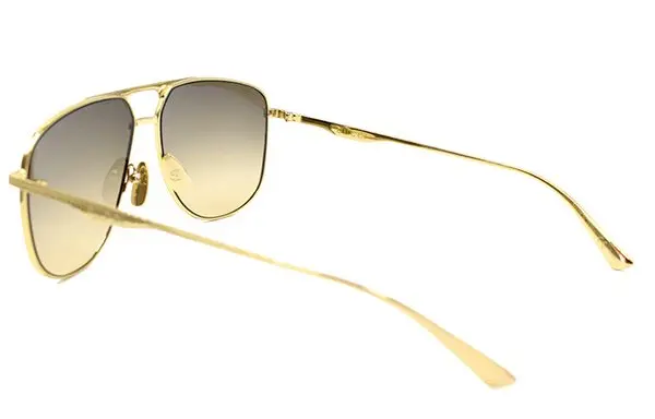 Gucci Aviator Sunglasses In Tone With Gradient Lenses - Gold