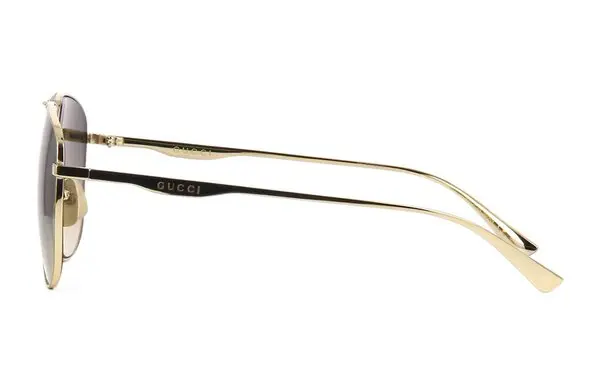 Gucci Aviator Sunglasses In Tone With Gradient Lenses - Gold