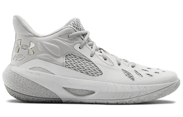 Under Armour Hovr Havoc 3 Metallic Basketball Sneakers - Grey
