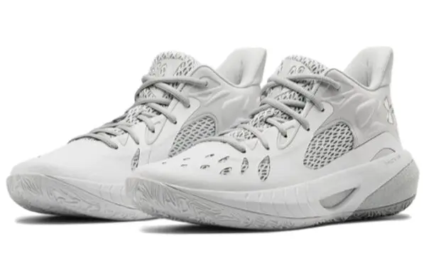 Under Armour Hovr Havoc 3 Metallic Basketball Sneakers - Grey