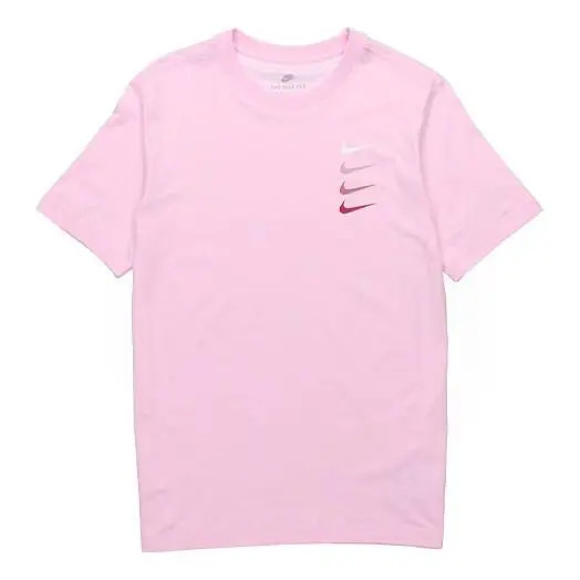 Nike Logo Sports Short Sleeve - Pink