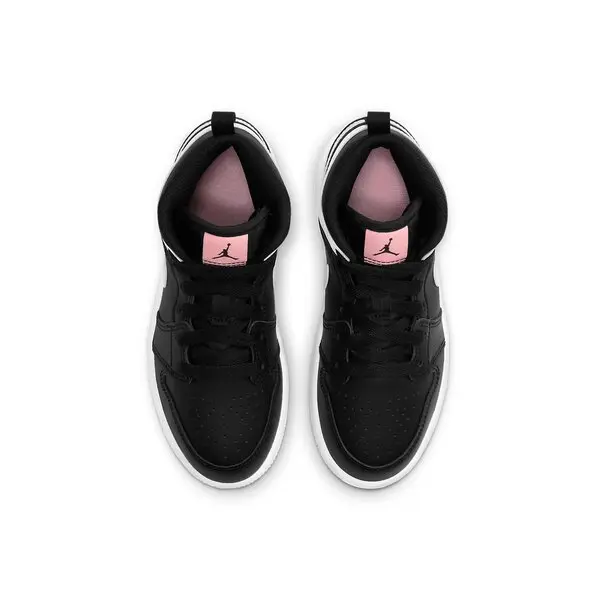 JORDAN Air 1 Mid Sneakers - Black/pink