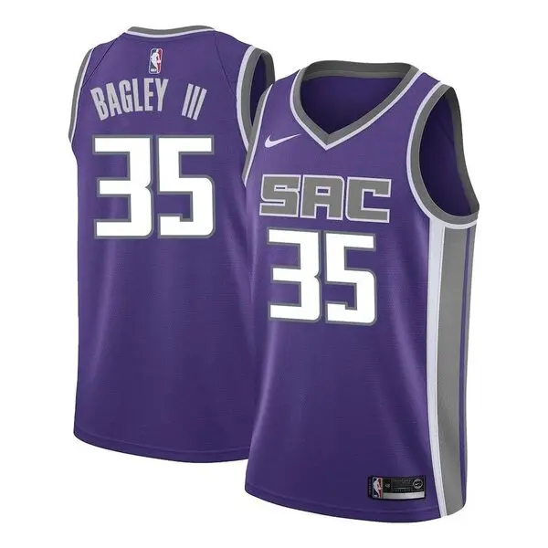 Nike X Nba Sacramento Kings Marvin Bagley Iii Jersey - Purple/multi-color