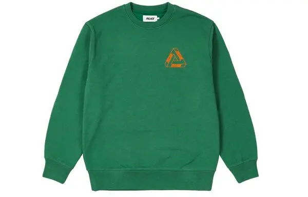 PALACE Crewneck With Triangle Graphic - Green