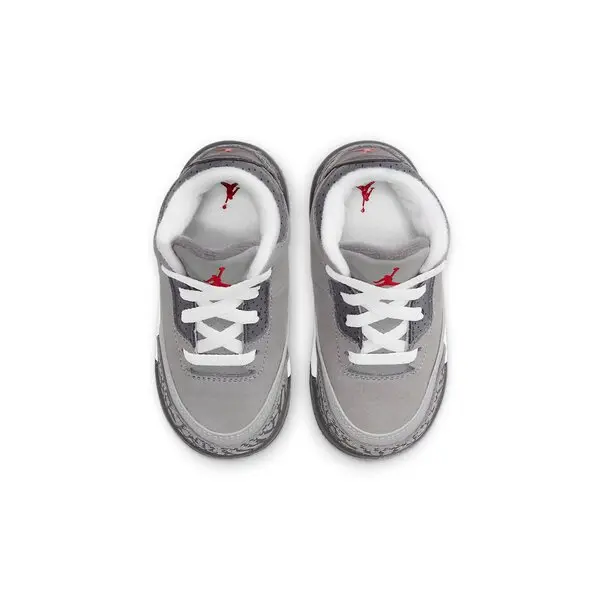 JORDAN Air 3 Retro Toddler Sneakers - Cool Grey