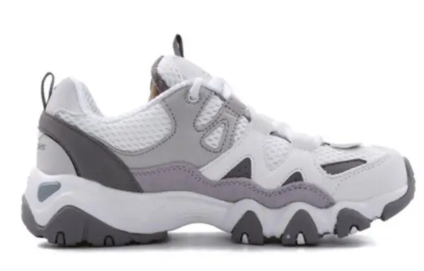 Sketchers D'lites 2.0 Athletic Sneakers - Grey/white