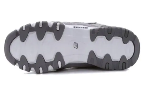 Sketchers D'lites 2.0 Athletic Sneakers - Grey/white