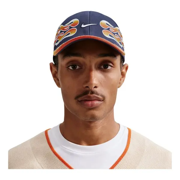 Nike Club Semi-structured Og Flame Cap - Midnight Navy
