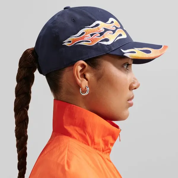 Nike Club Semi-structured Og Flame Cap - Midnight Navy